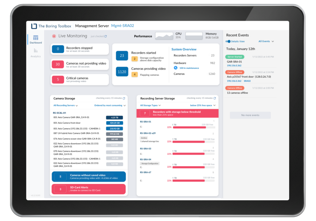 The Boring Toolbox - 30 day free trial for Identiv Velocity Vision