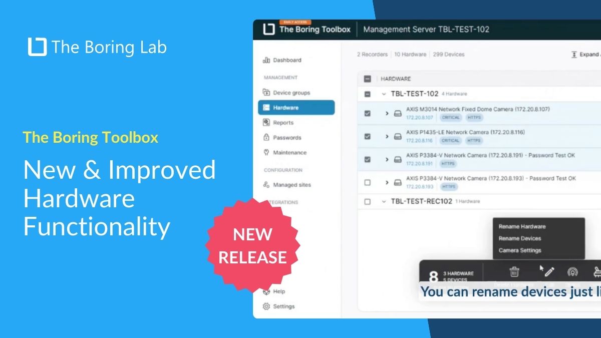 Explore The New Hardware Tab - The Boring Toolbox Release 5.24.0520